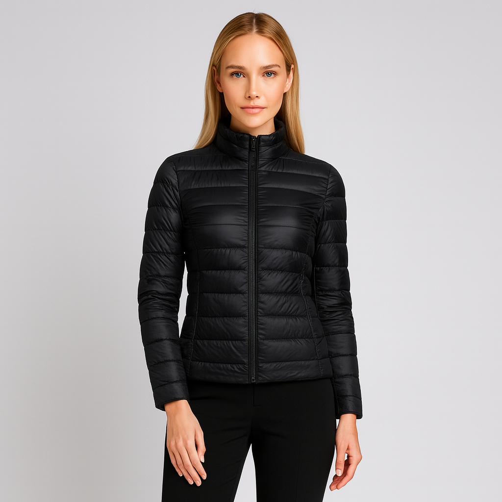 Jaqueta Puffer Feminina Pluma Montevie